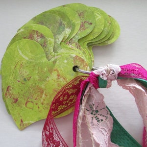 Hand Printed Heart Shaped Flash Cards Blank Note Cards With - Etsy