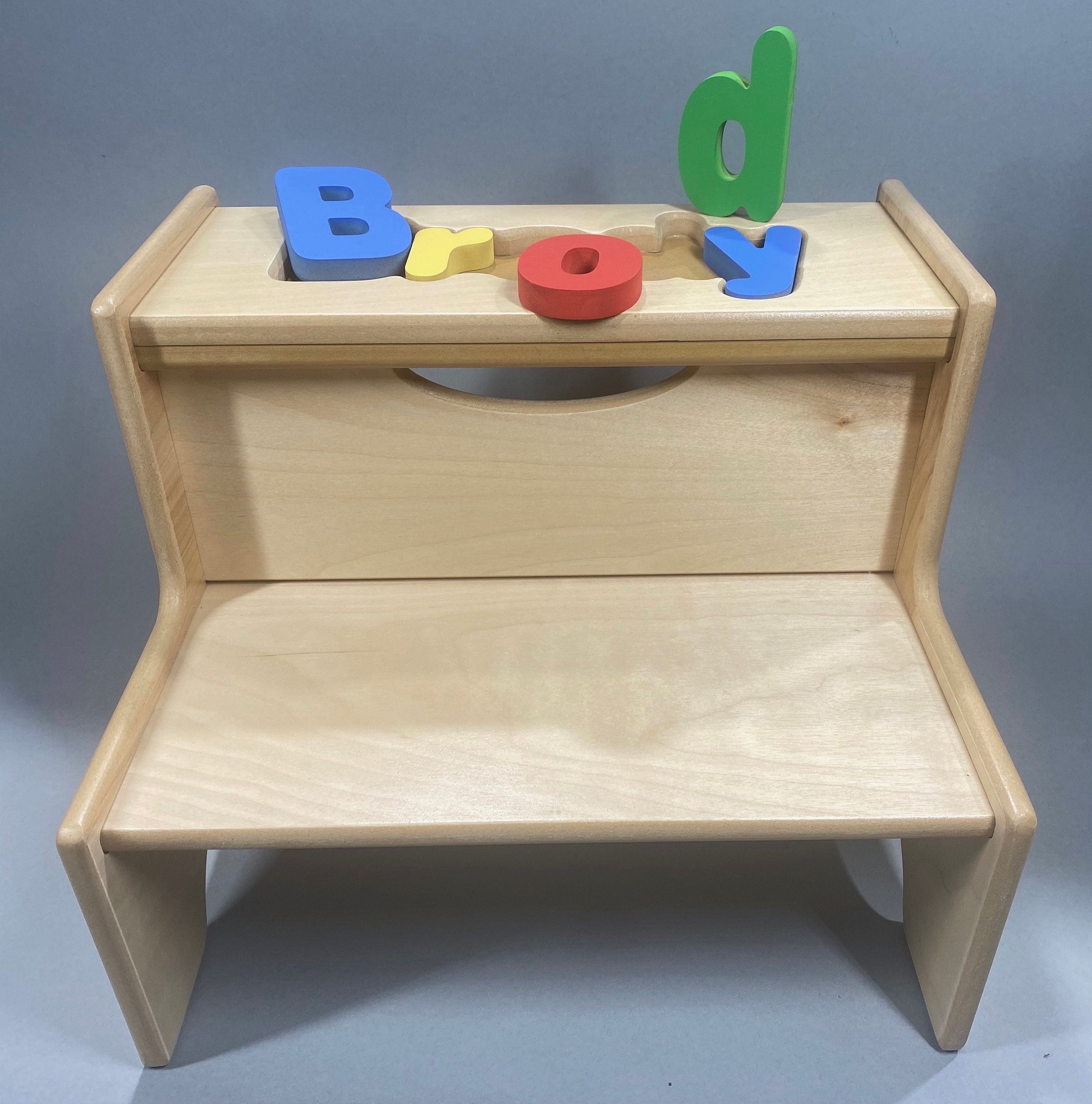 2 - Step Puzzle Stool. *** NEW **** - Etsy