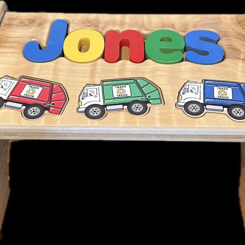 Custom Step Stool Boy - Etsy