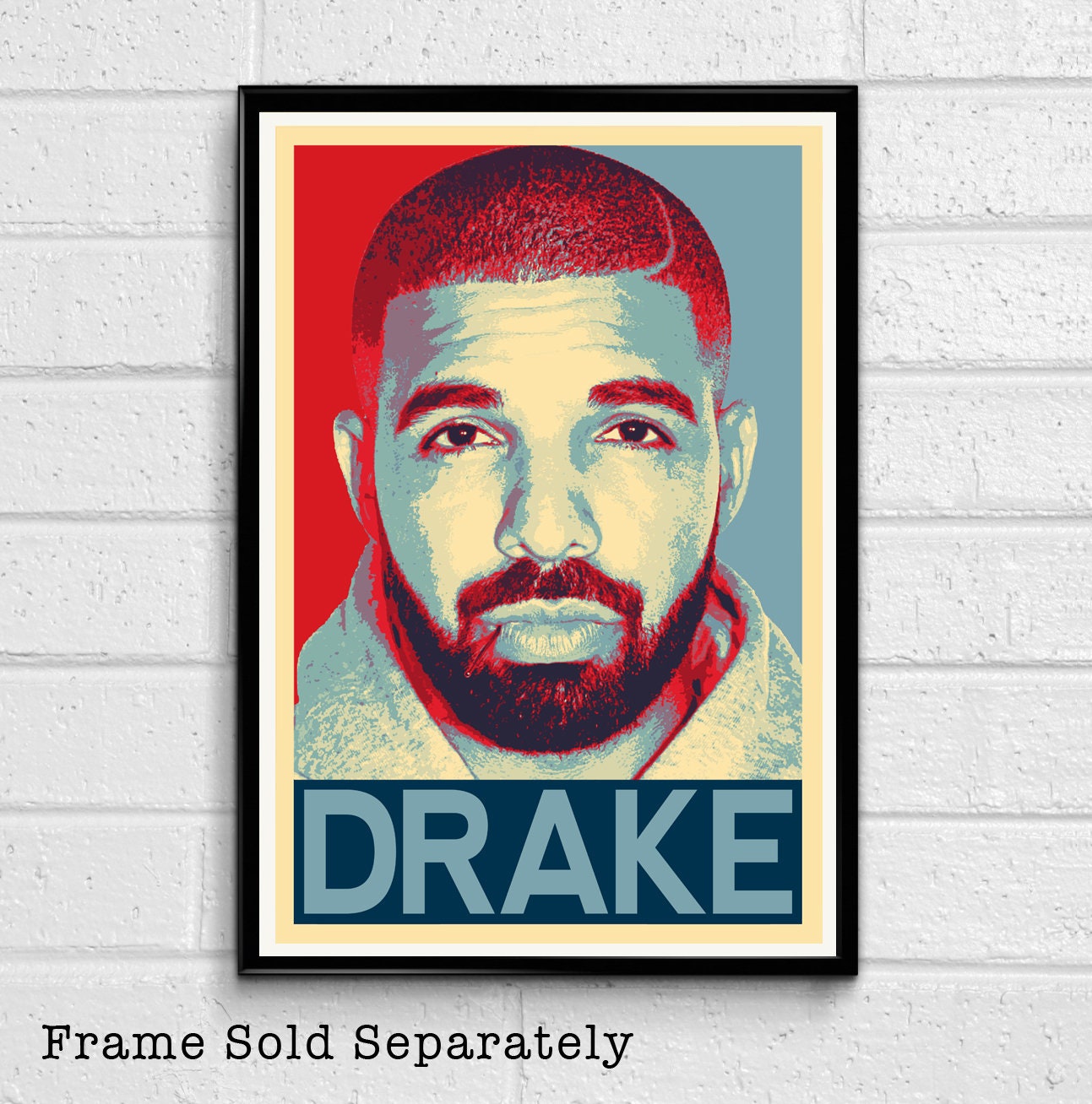 Drake Illustration Music Rap Hip Hop Pop Art Musician Home Etsy