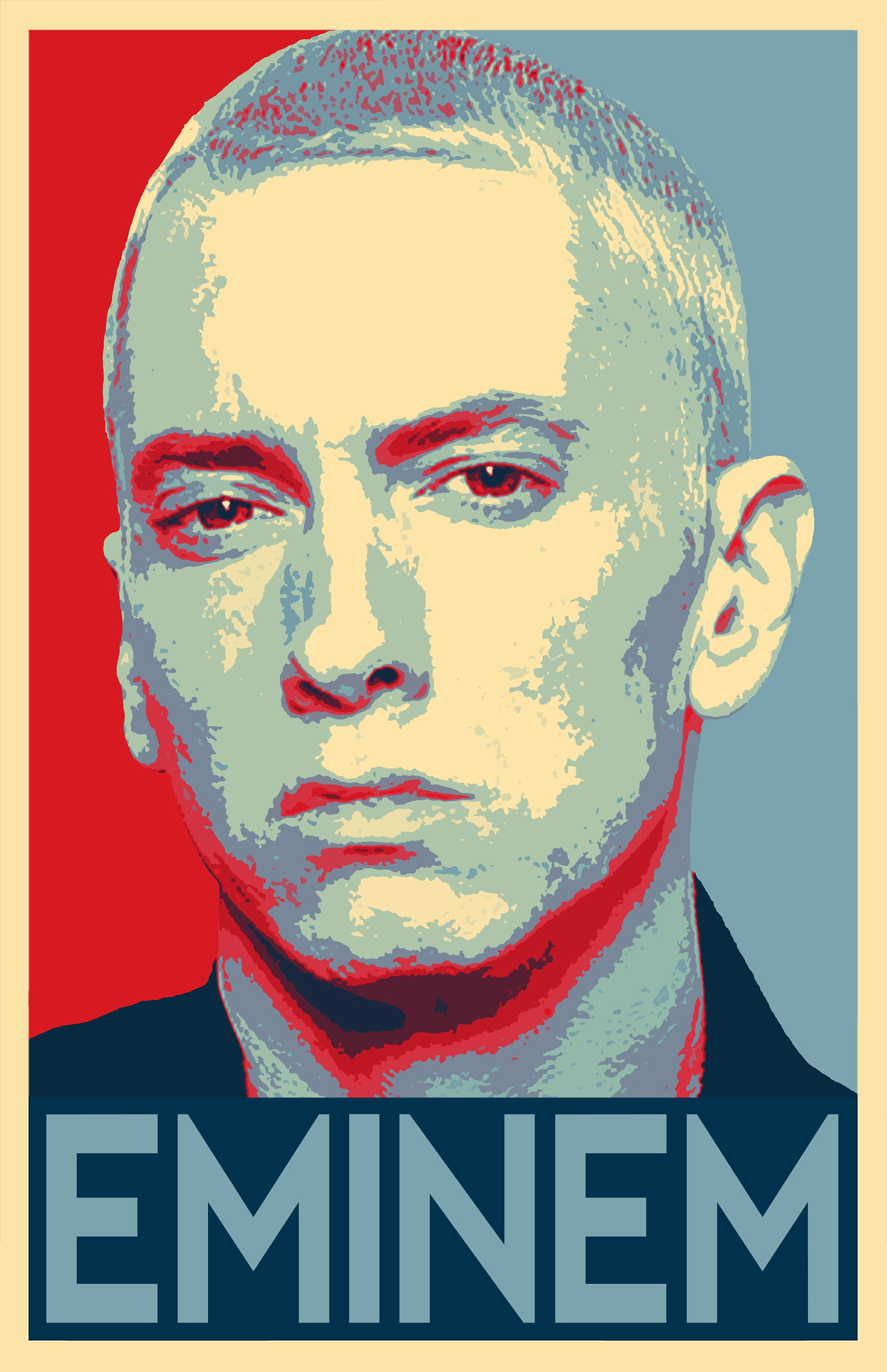 Eminem Illustration Slim Shady Music Rap Hip Hop Pop Art Etsy