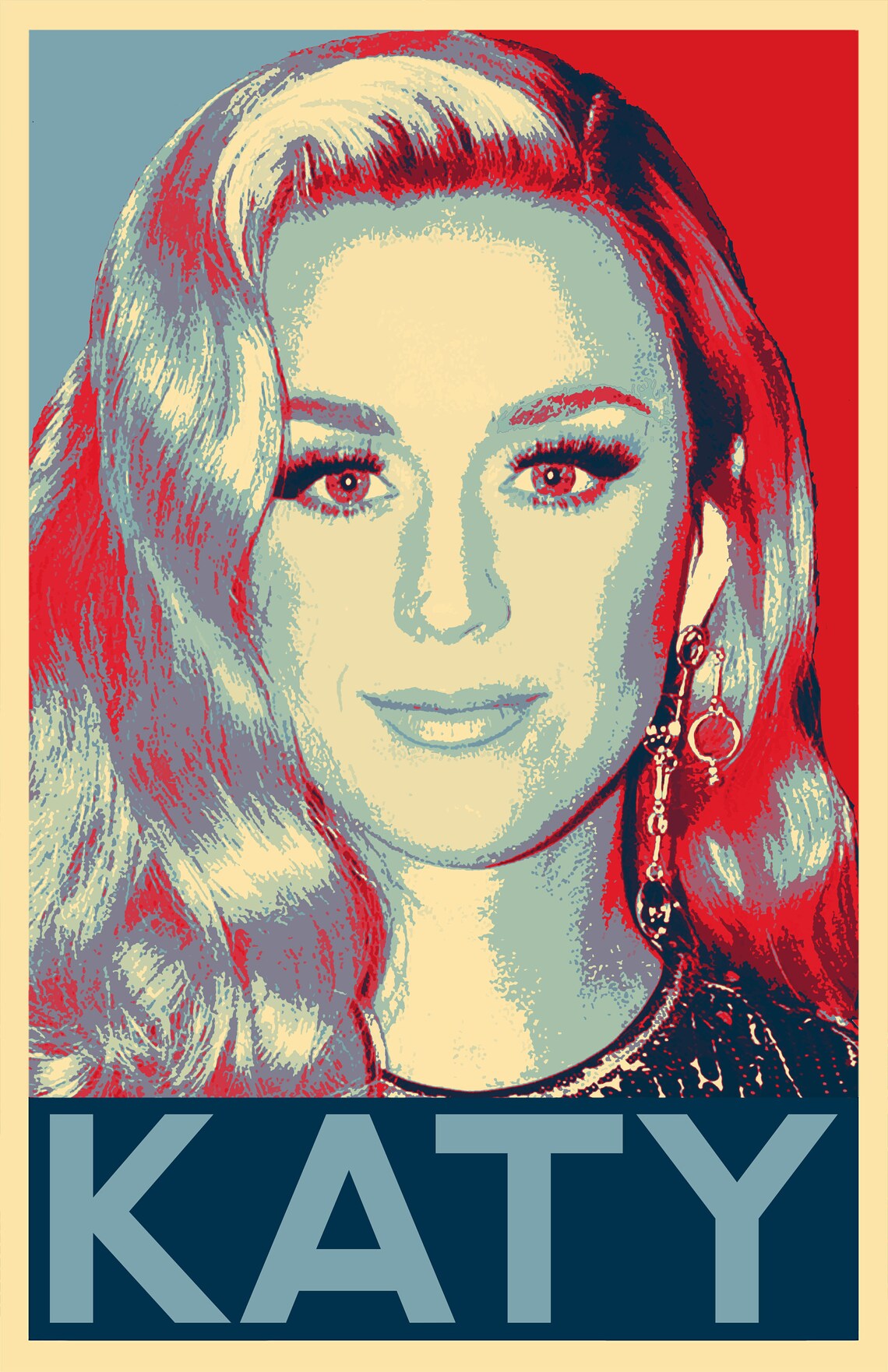 Katy Perry Pop Art Illustration Teenage Dream Singer Music | Etsy