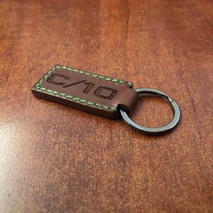 Hand Stitched, C/10 With Customizable Year, Tobacco Brown Leather ...
