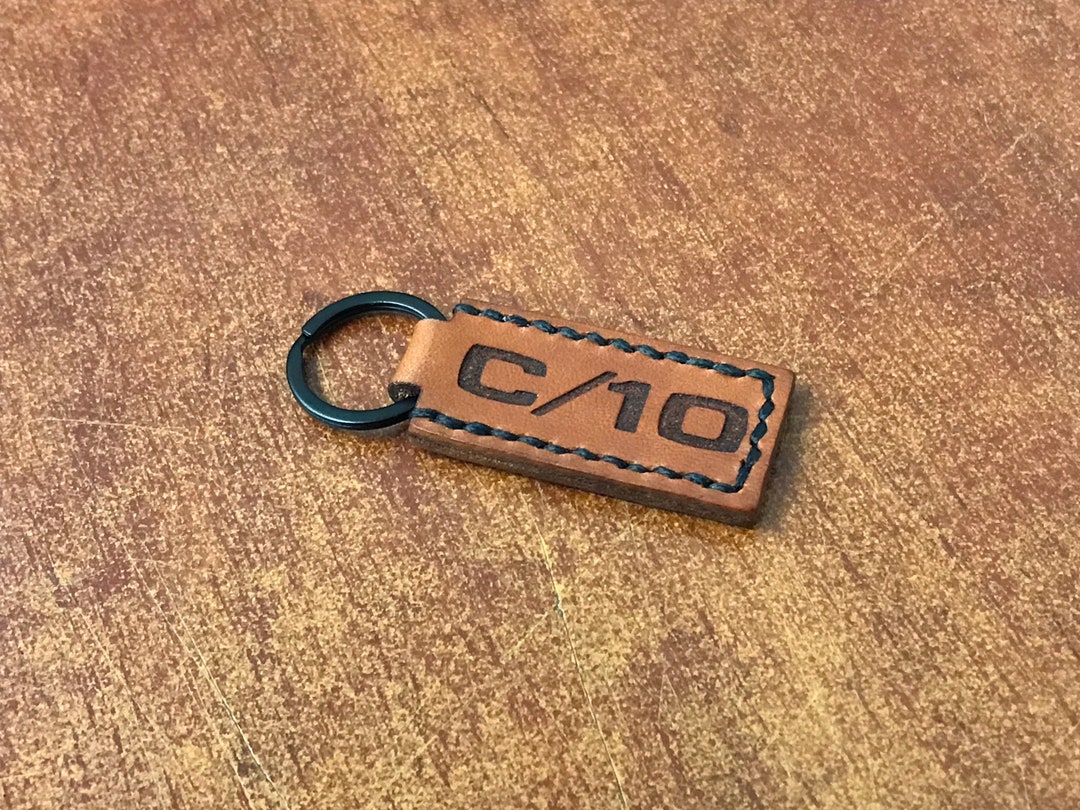 Hand Stitched, C/10 With Customizable Year, Saddle Tan Leather ...