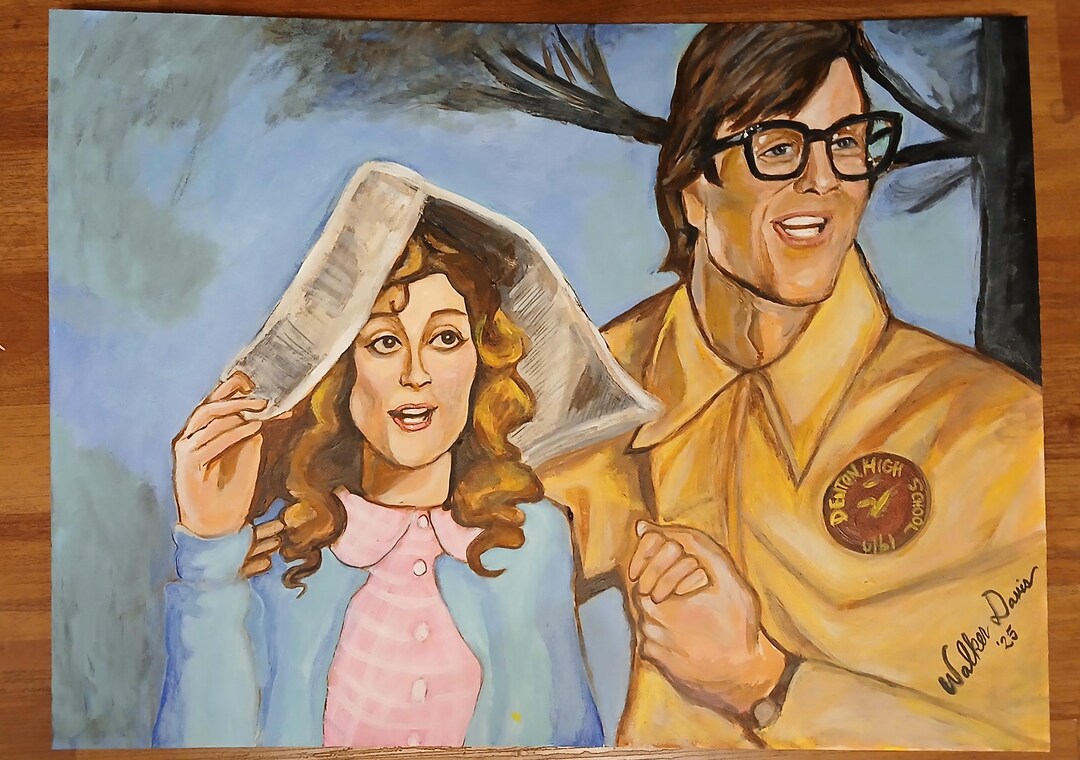 Rocky Horror Picture Show Brad and Janet Original Acrylic Painting on ...