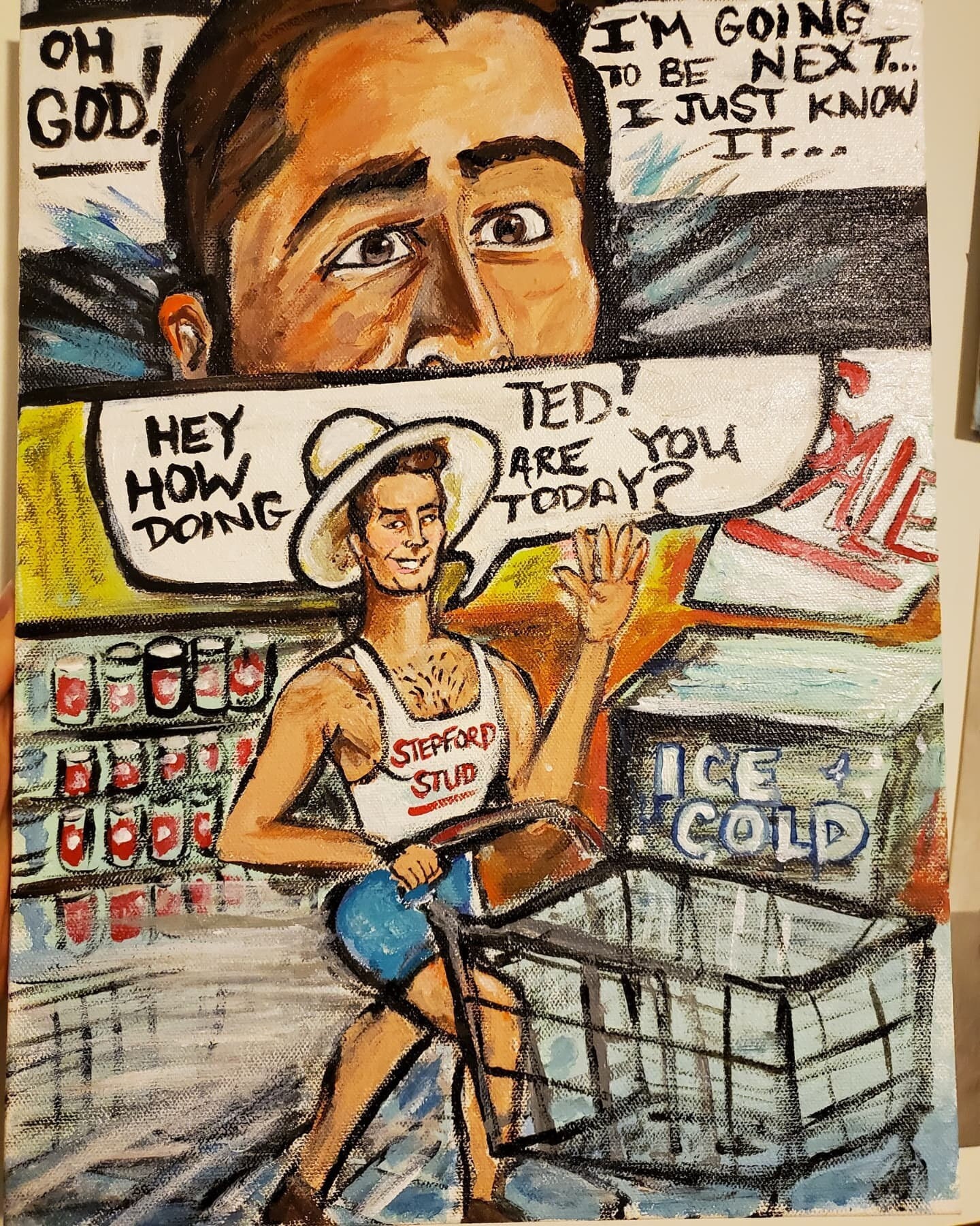 Stepford Studs the Stepford Wives Parody Self Portrait Painting Gay ...