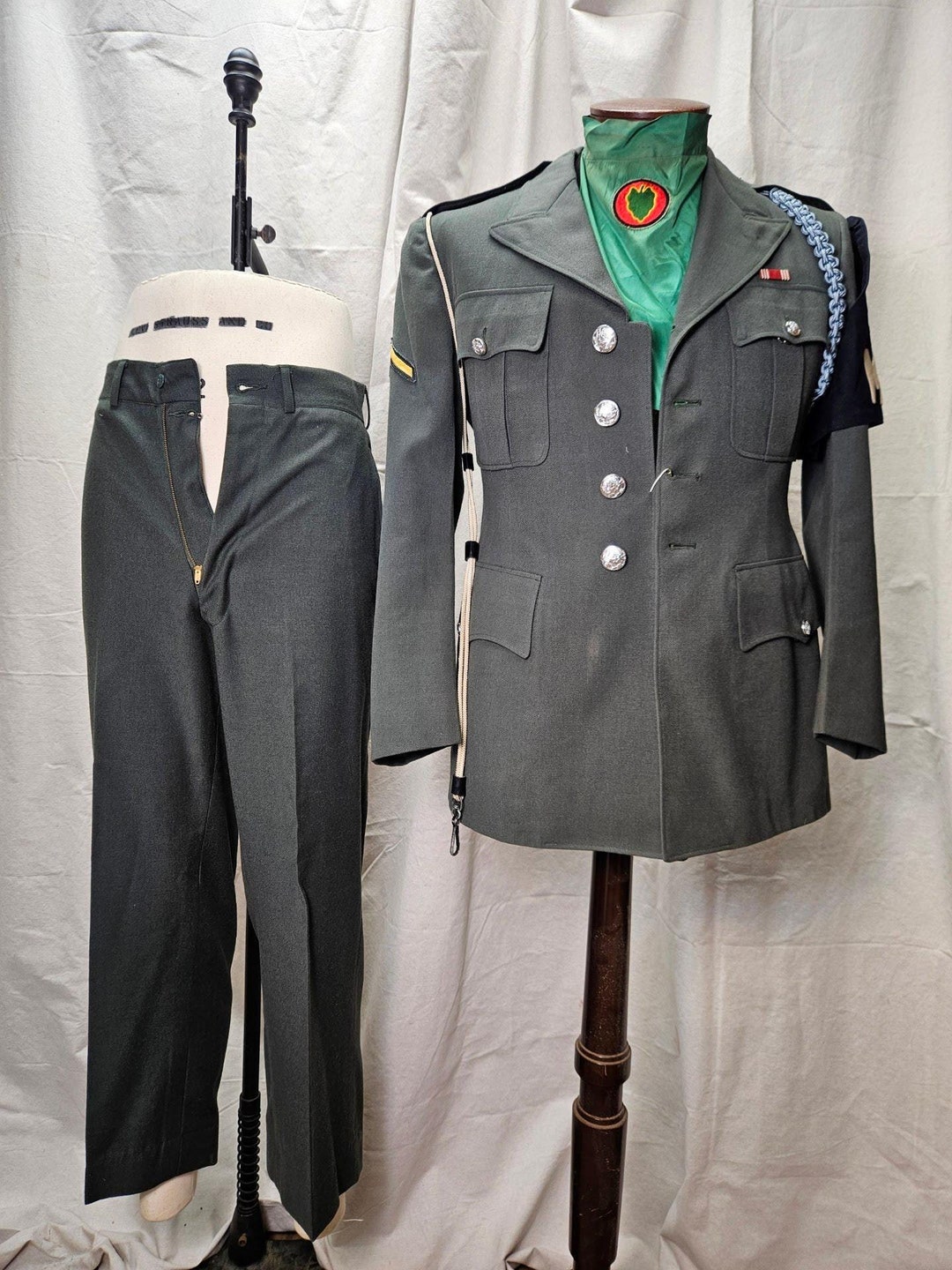 1955 Army Dress Military Police Uniform 24th Infantry - Etsy