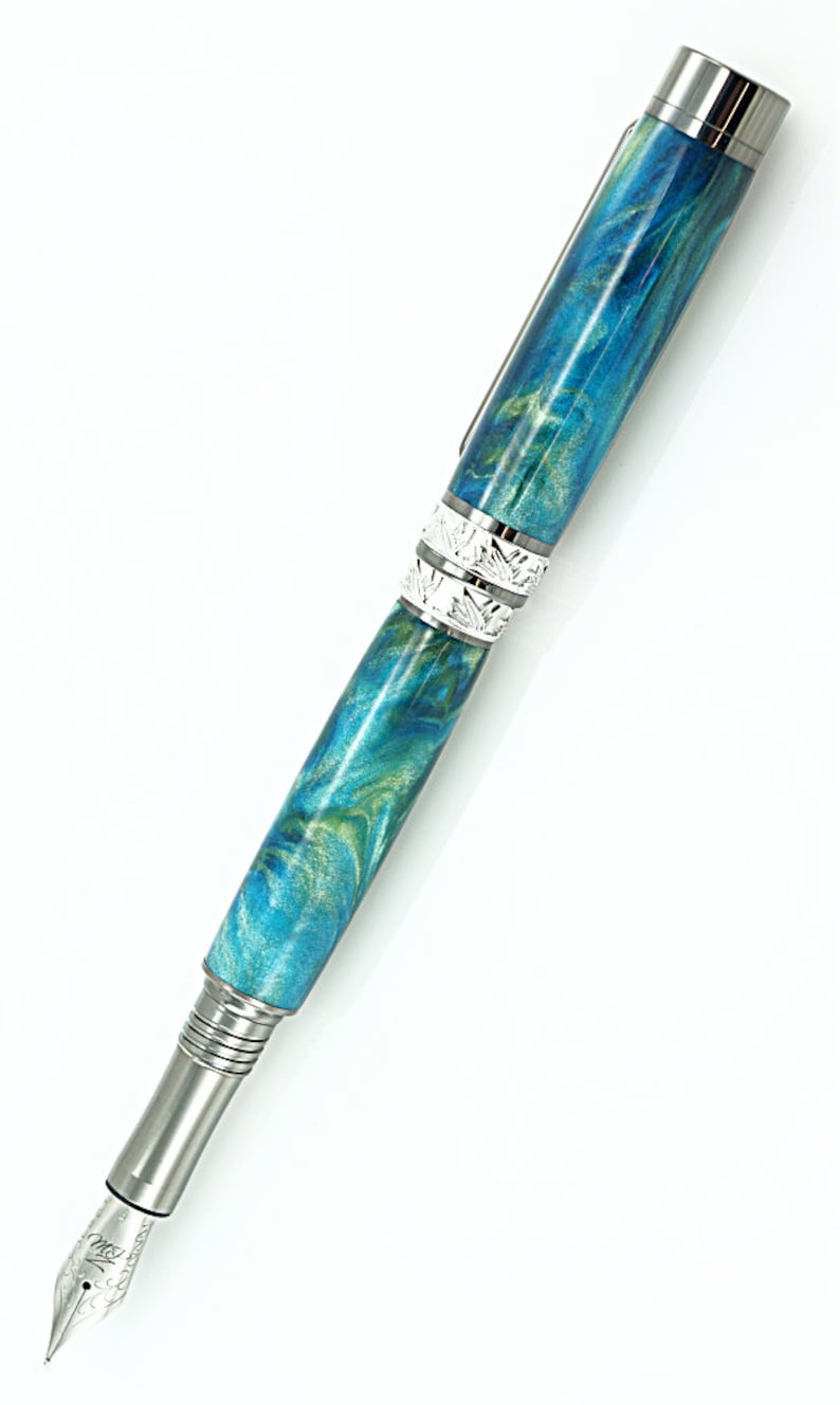 Acrylic Fountain Pen - Alien Eyes Acrylic - Fountain OR Rollerball ...