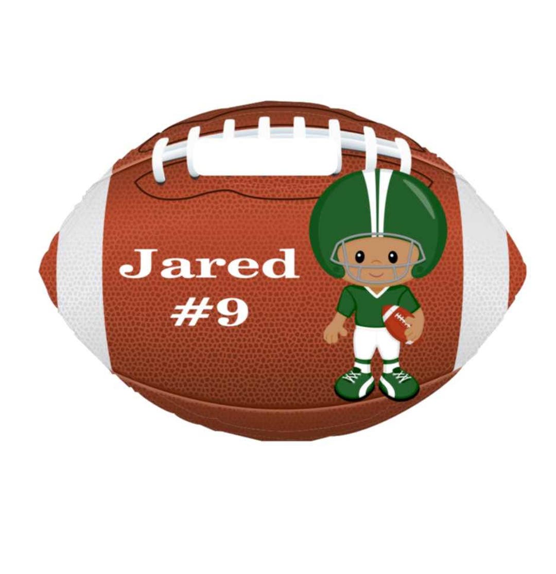 Backpack Tag Boys Football Tag Gym Bag Tag Lunch Box Tag - Etsy