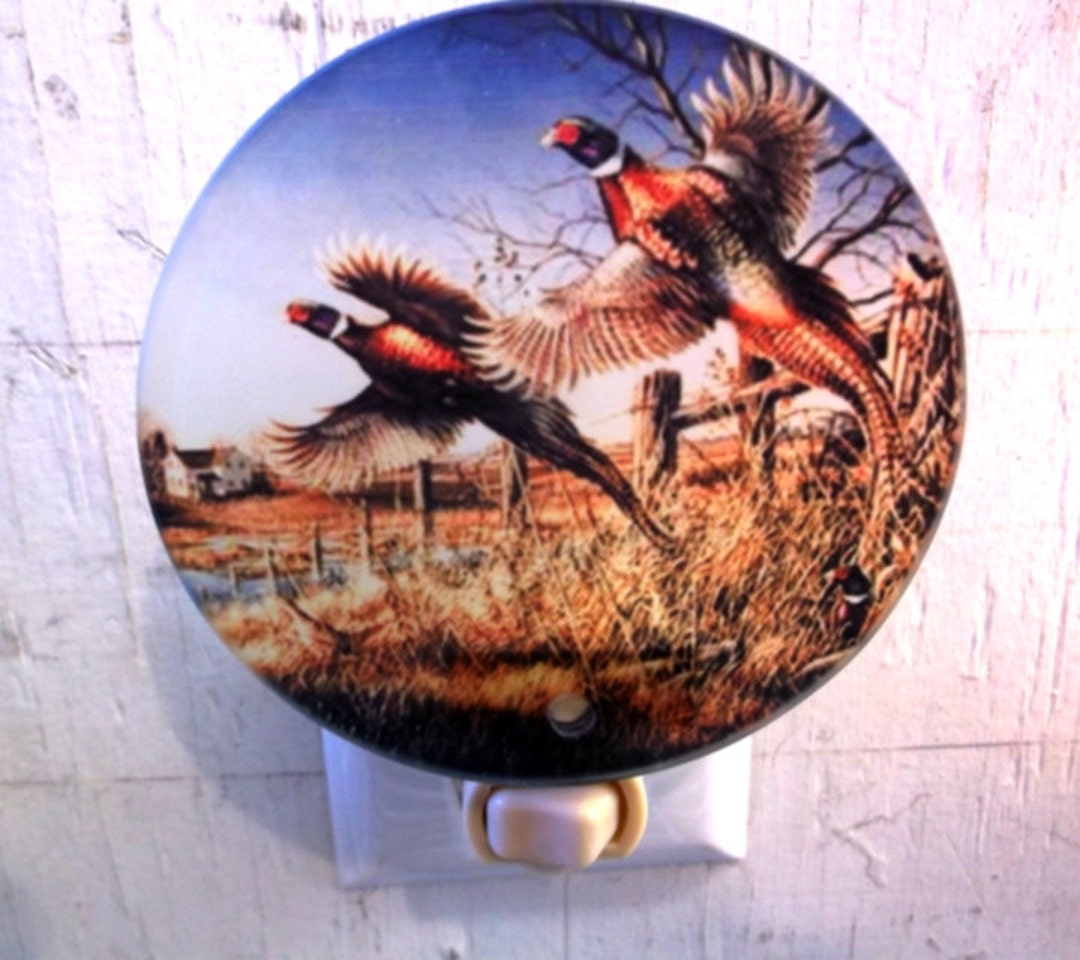 Pheasant Night Light, Wildlife Night Light, Bird Night Light, Hunters ...