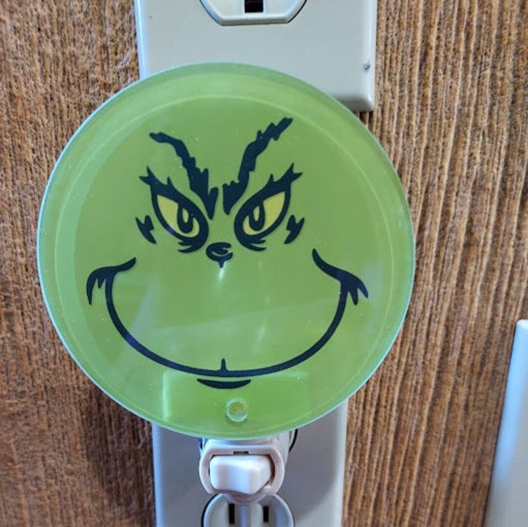 Grinch Night Light, Grinch Lover Night Light, Grinch Collectors Night ...