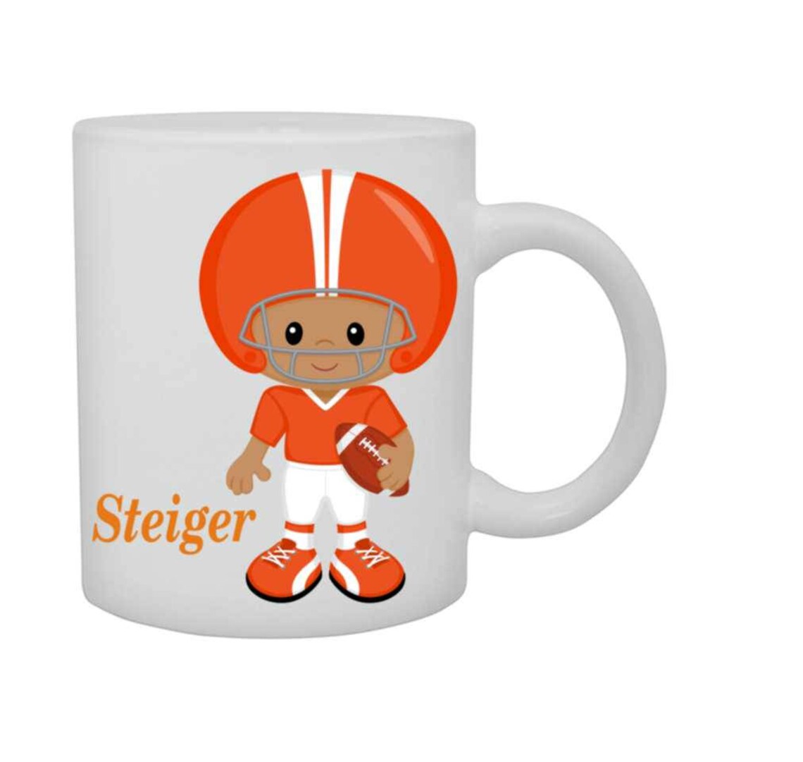 Boys Football Cup Boys Football Mug Personalized Boys Cup - Etsy