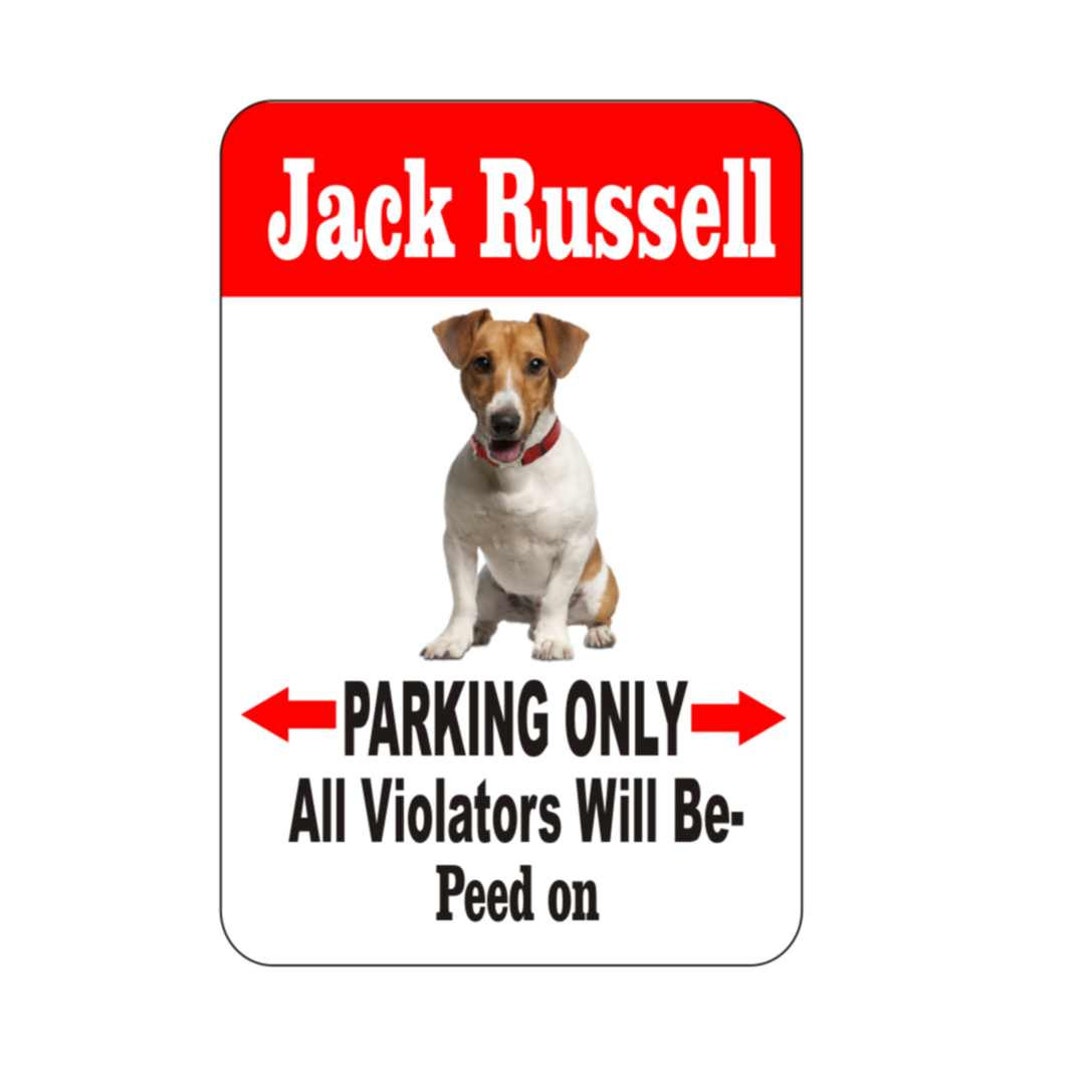 Jack Russell Sign, Pet Sign, Funny Sign, Aluminum Sign, Metal Sign ...