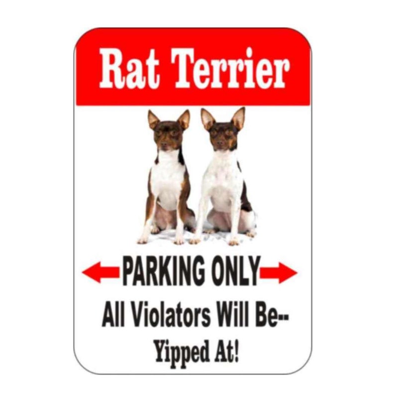 Rat Terrier Sign, Rat Terrier , Pet Sign, Funny Sign, Aluminum Sign ...