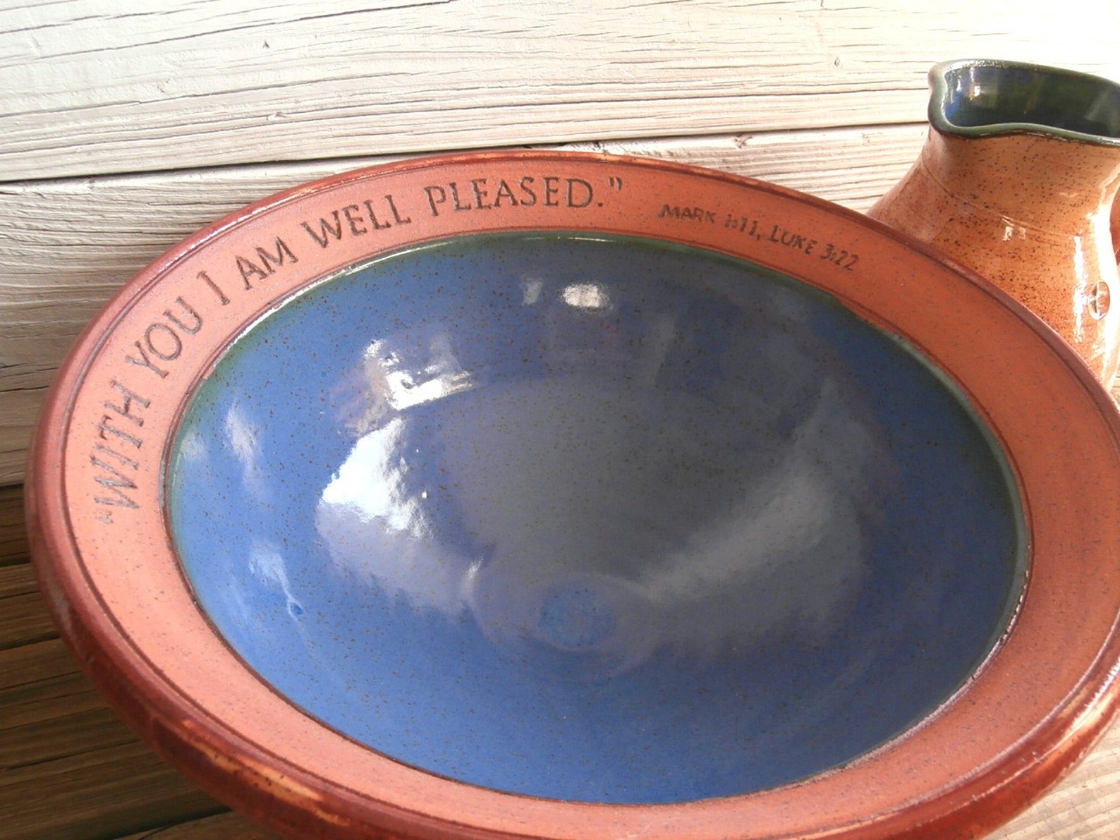 Baptismal Font and Pitcher - Etsy