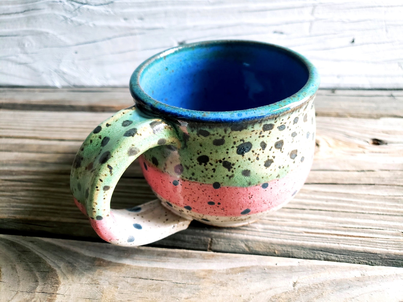 Rainbow Trout Color Mug - Etsy