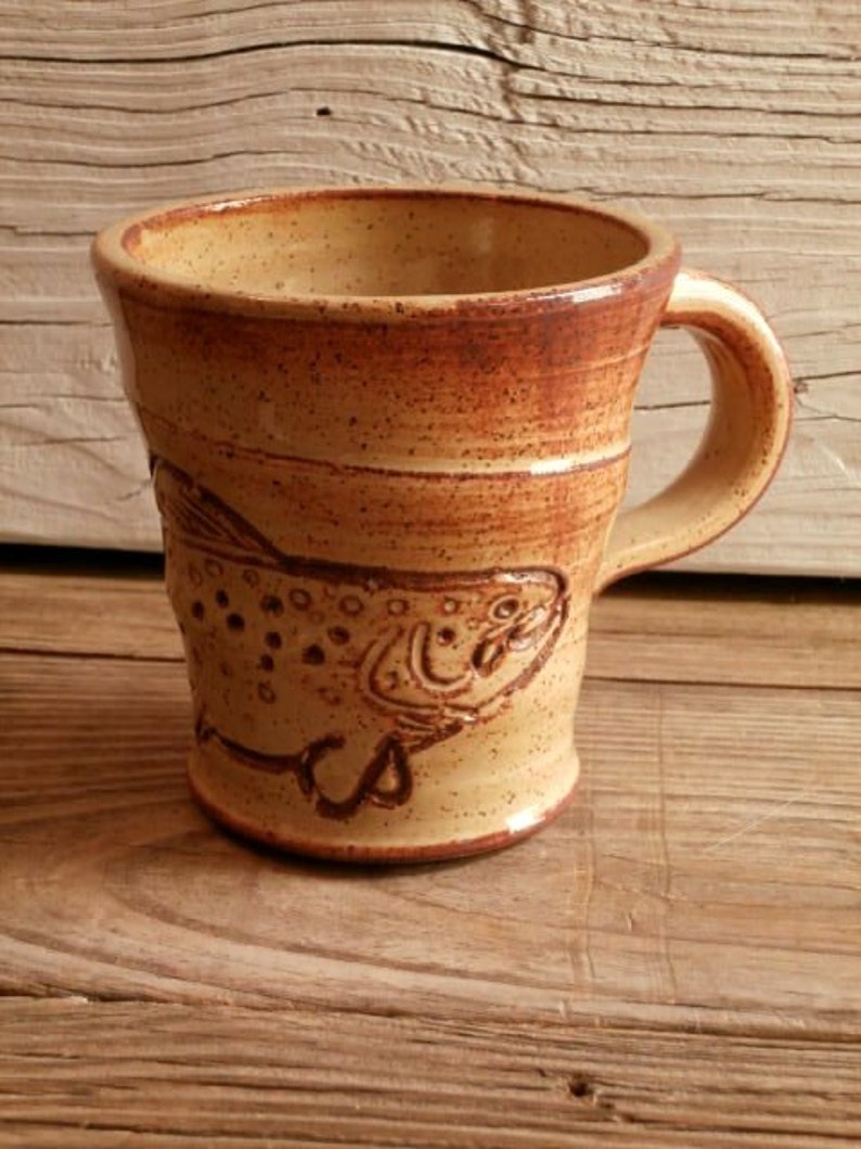 Brown Trout Coffee Mug - Etsy