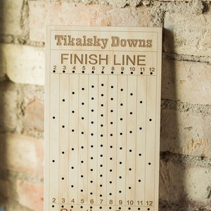 Horse Racing Board Game - Personalized, Maple, Custom Game - Etsy