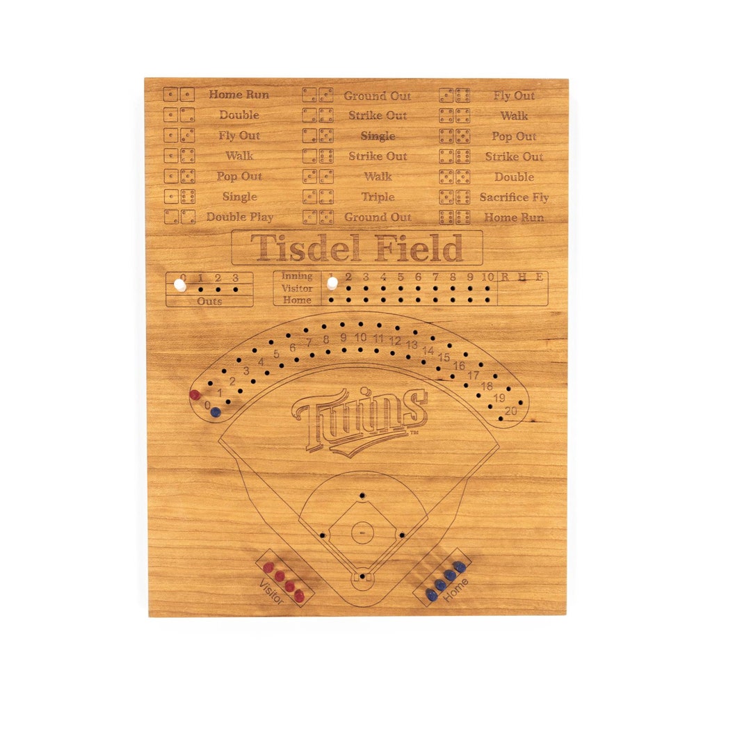 Baseball Board Game - Personalized, Maple, Custom, College, MLB, School ...