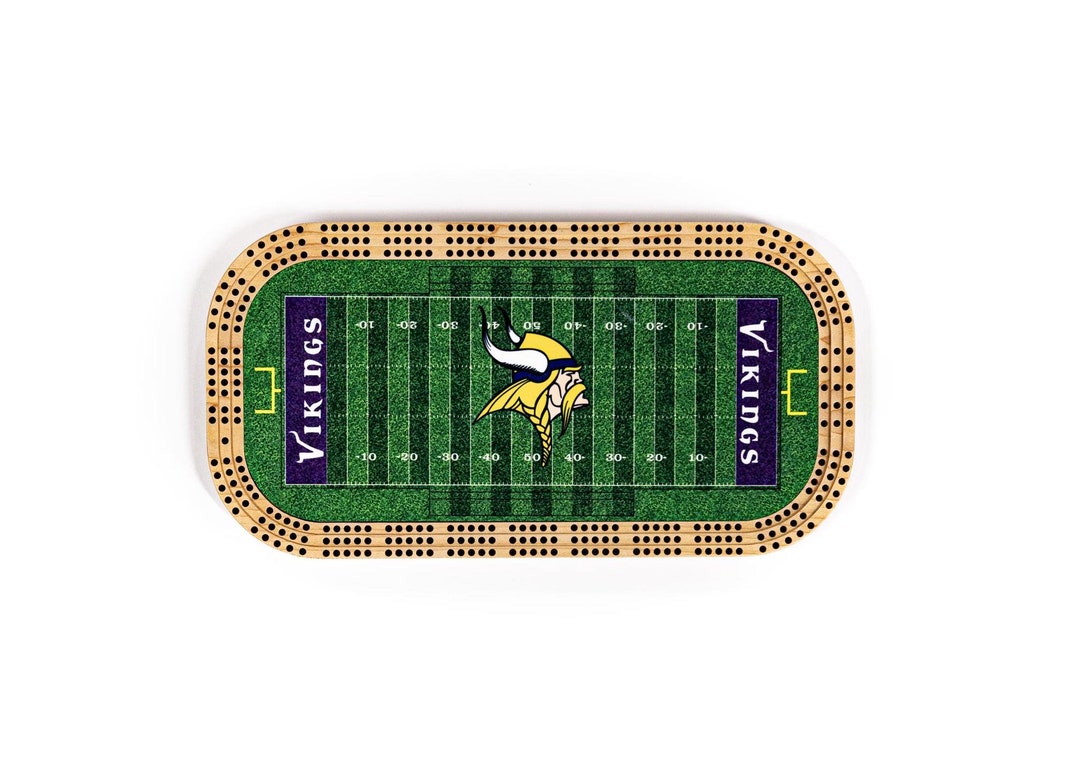 Personalized Full Color Stadium Cribbage Board Hockey - Basketball ...