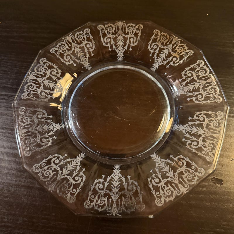 Cambridge Decagon Plates - Etsy