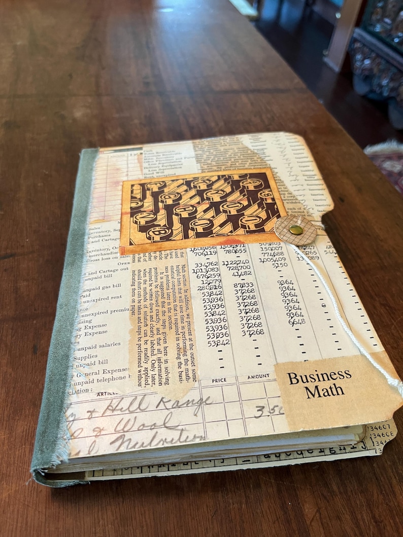 Vintage Office Handmade Junk Journal - Etsy
