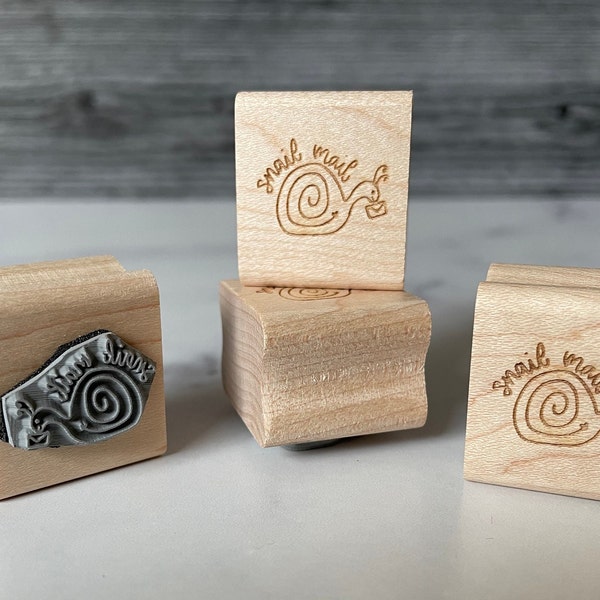 Snail Mail Stamp - Etsy