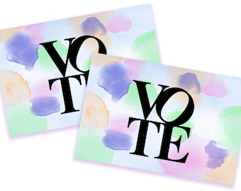 VOTE Postcards 2024 Voter Turnout 2024 Election 2024 - Etsy