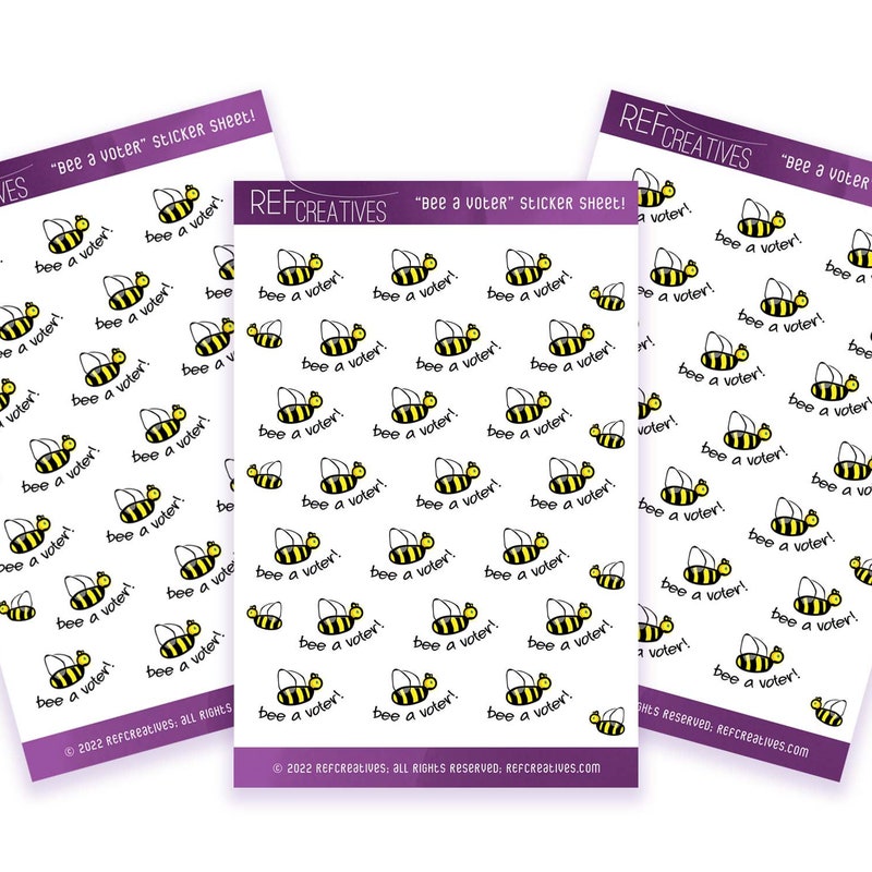 Bee Stickers - Etsy