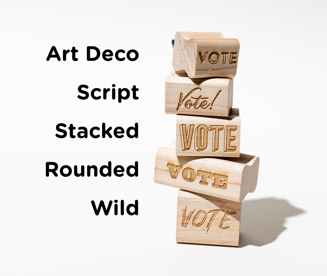 Mary Likes Postcards Tiny "vote" Rubber Stamps! Perfect for Postcards ...
