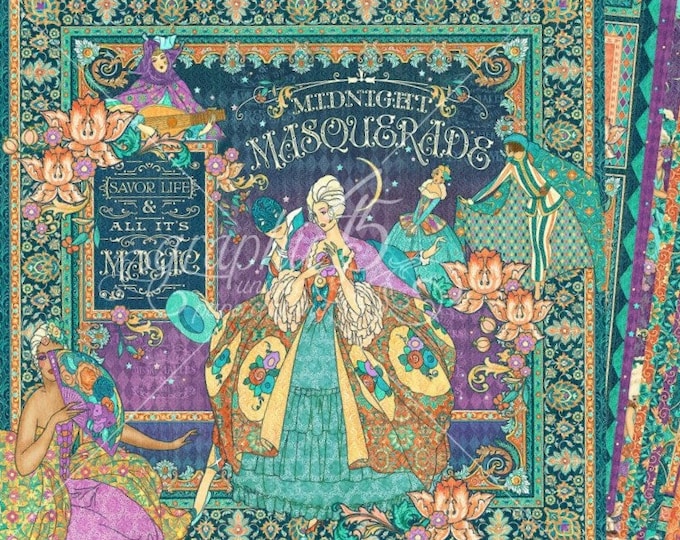 Graphic 45 Midnight Masquerade 8 Sheets of 12x12 Paper - Etsy