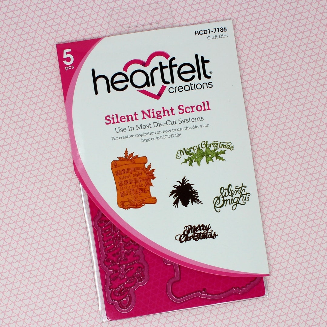 Heartfelt Creations Silent Night Scroll Die - Etsy