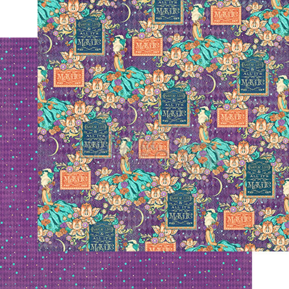 Graphic 45 Midnight Masquerade 8 Sheets of 12x12 Paper - Etsy