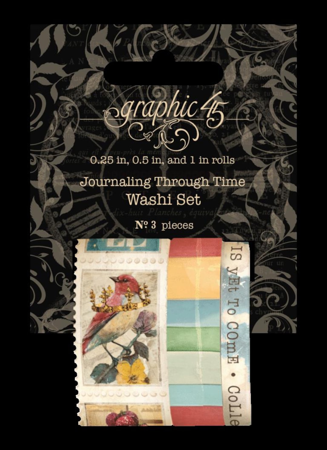 Graphic 45 Journaling Through Time Washi Tape Set - Etsy