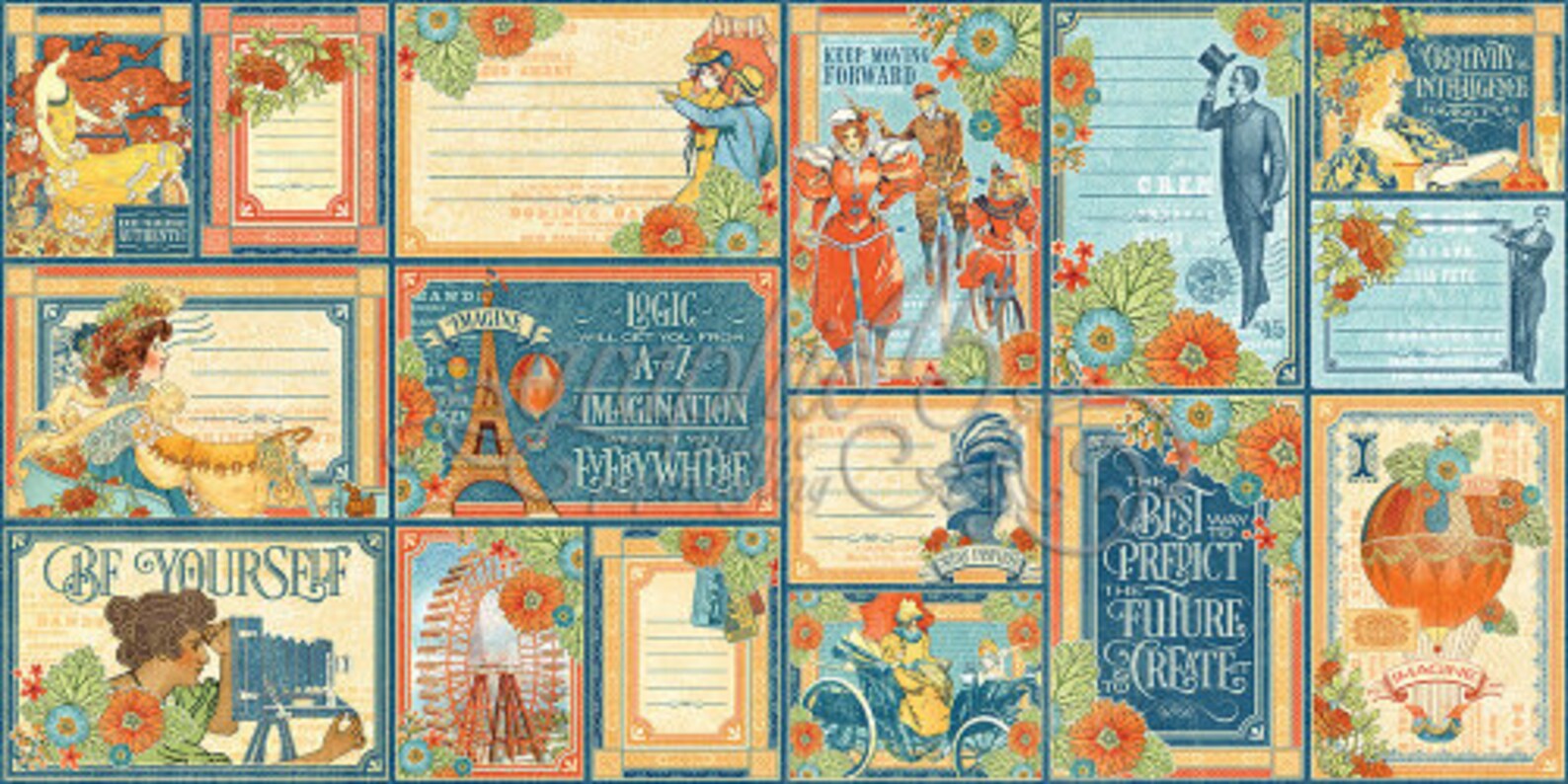 Graphic 45 World's Fair Ephemera Cards | Etsy