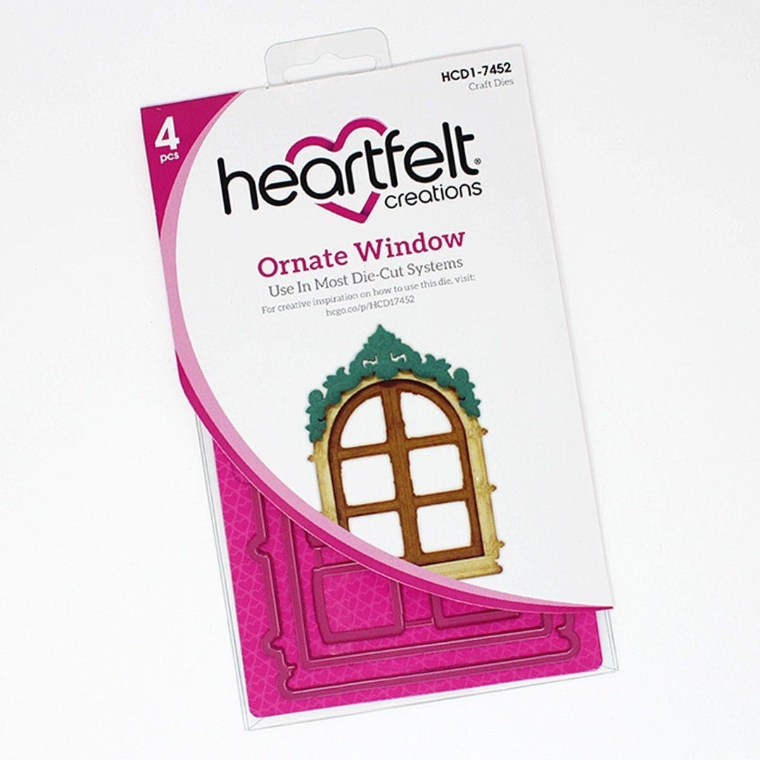 Heartfelt Creations Classic Ornate Window Die - Ornate Peacock - Etsy