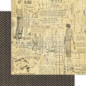 Graphic 45 Couture - 10 Sheets of Double Sided Design Papers - Etsy
