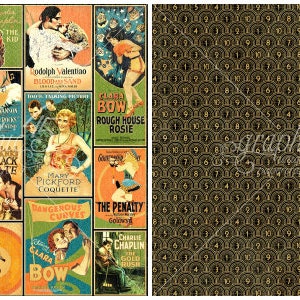 Graphic 45 Vintage Hollywood 12x12 Paper Set - 1 of Each 8 Design ...