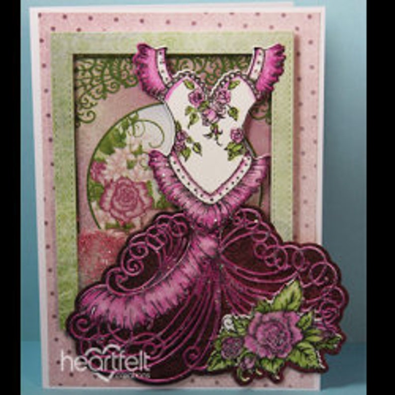 Heartfelt Creations Elements of Fashion Cling Stamp Set - Etsy