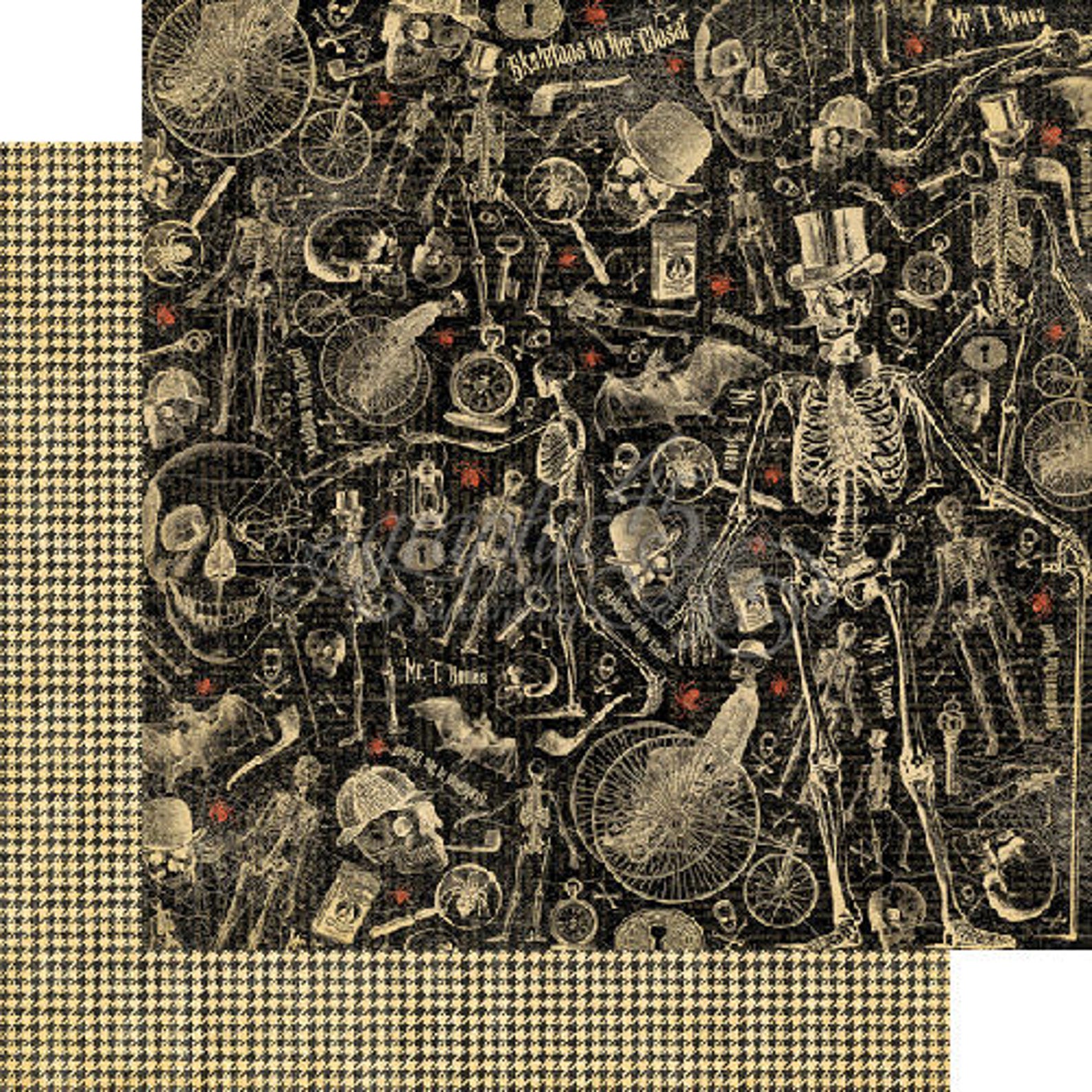 Graphic 45 master Detective 12x12 Paper 1 of 8 - Etsy