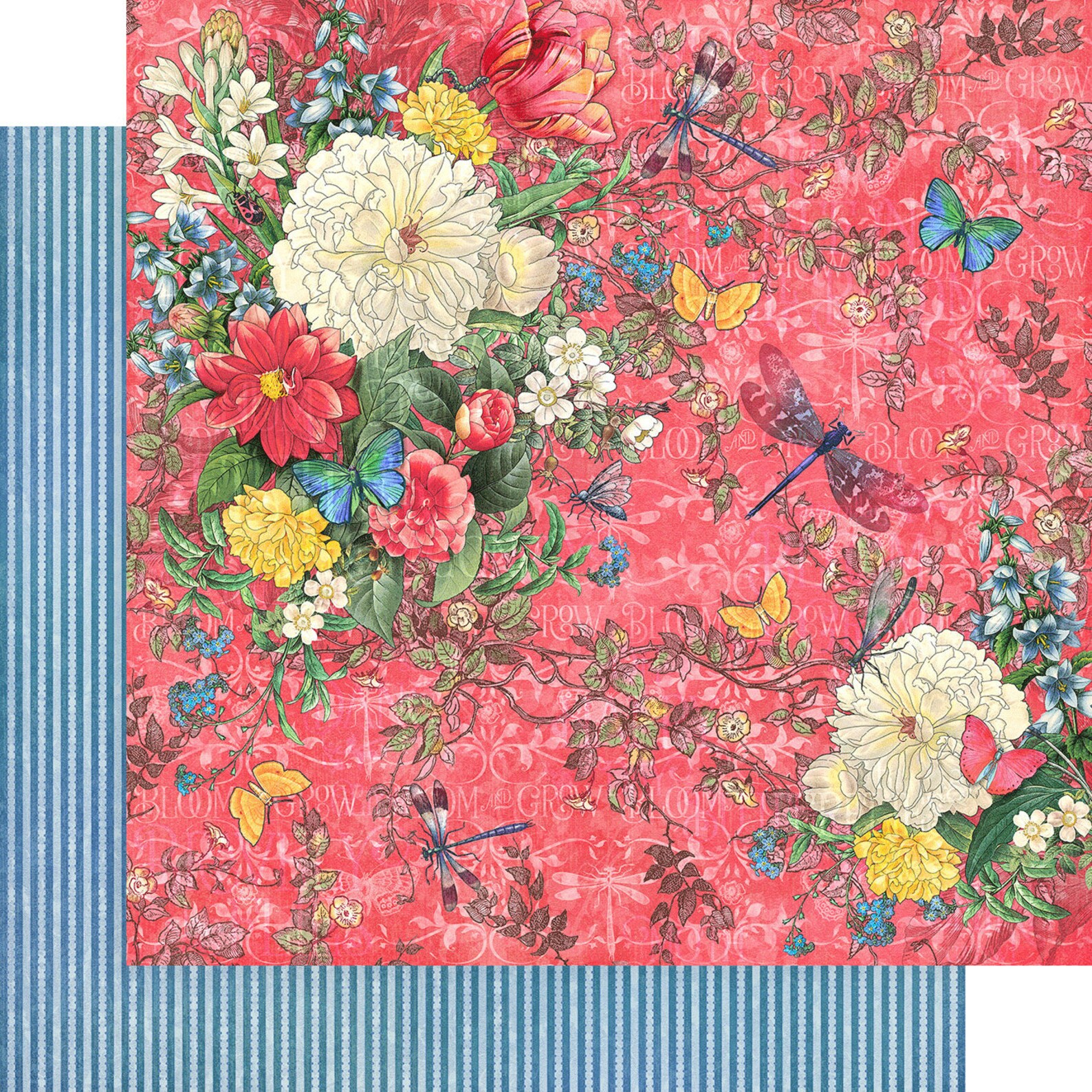 Graphic 45 Flutter 8”x 8” Paper Pad - Etsy