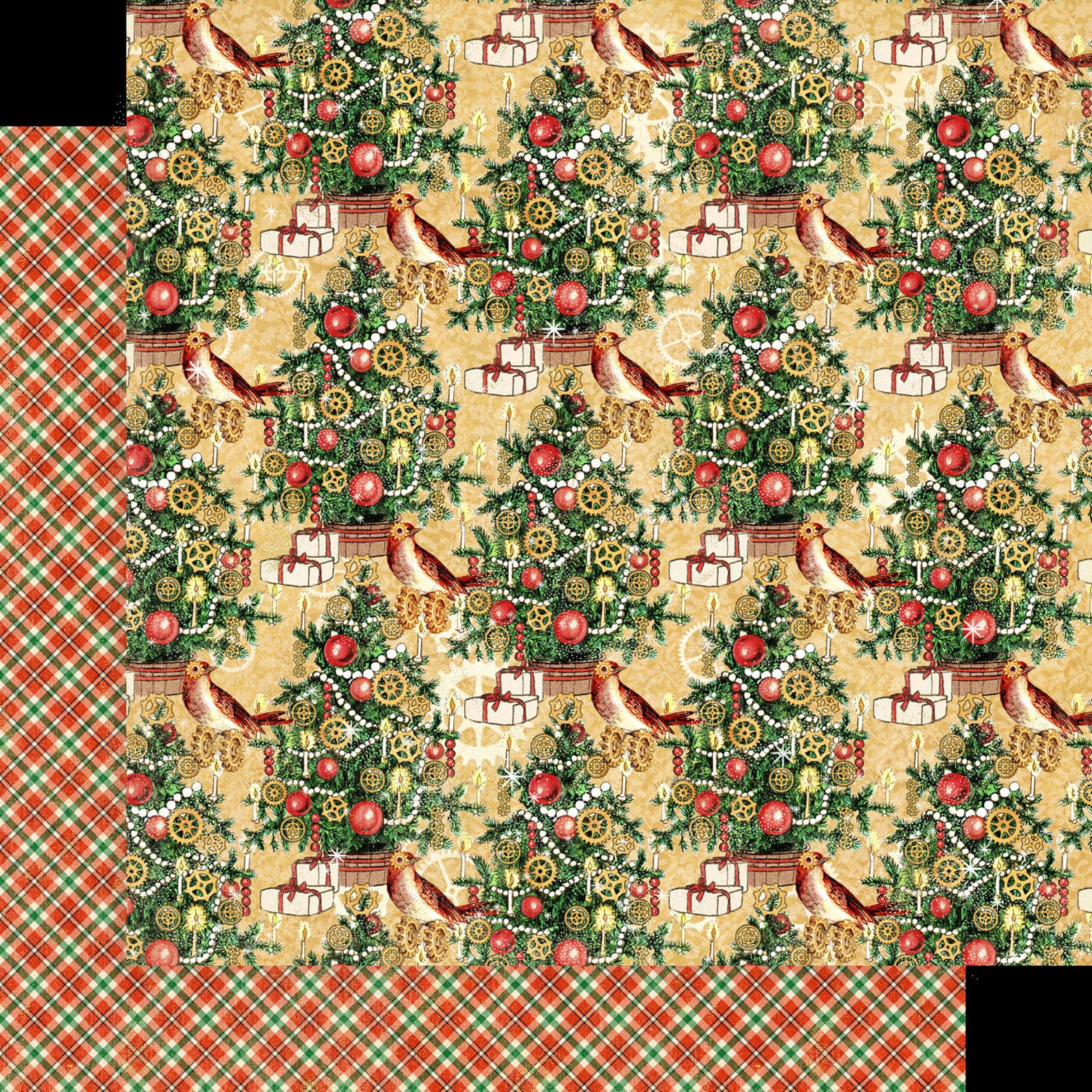 Graphic 45 Christmas Time 8 X 8 Paper Pad Etsy