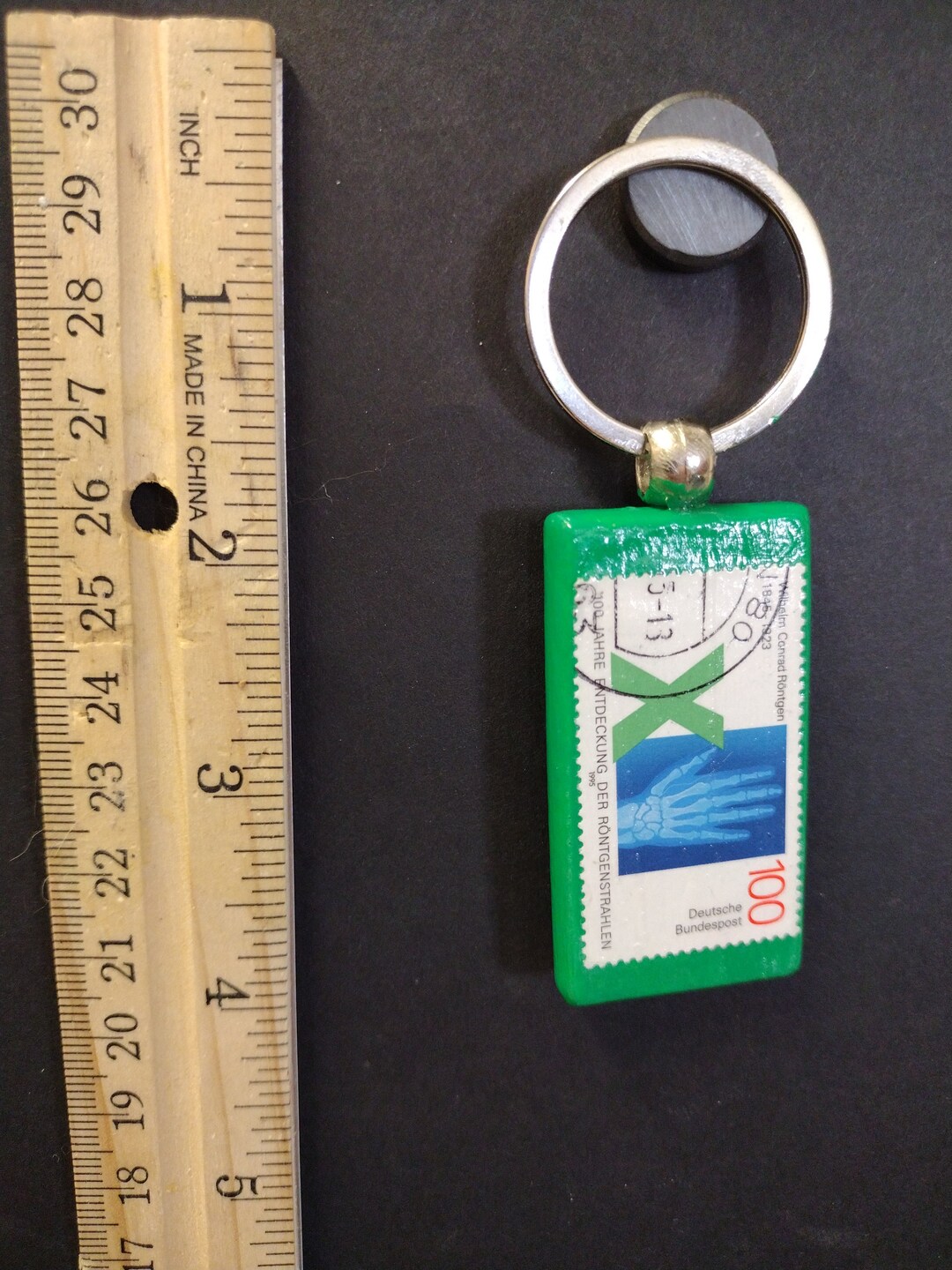 Postage Stamp Keychain X-ray - Etsy