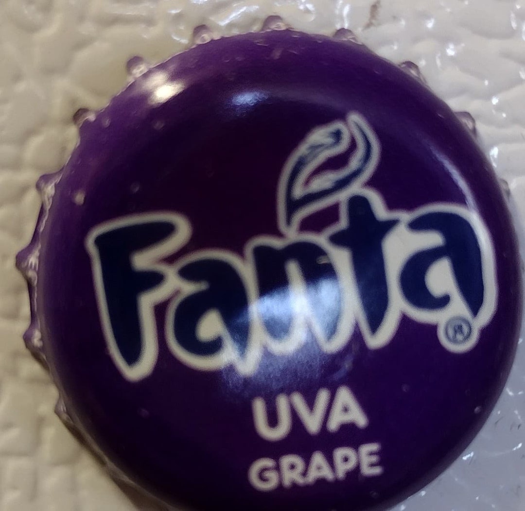 Purple Fanta Bottlecap Magnet - Etsy