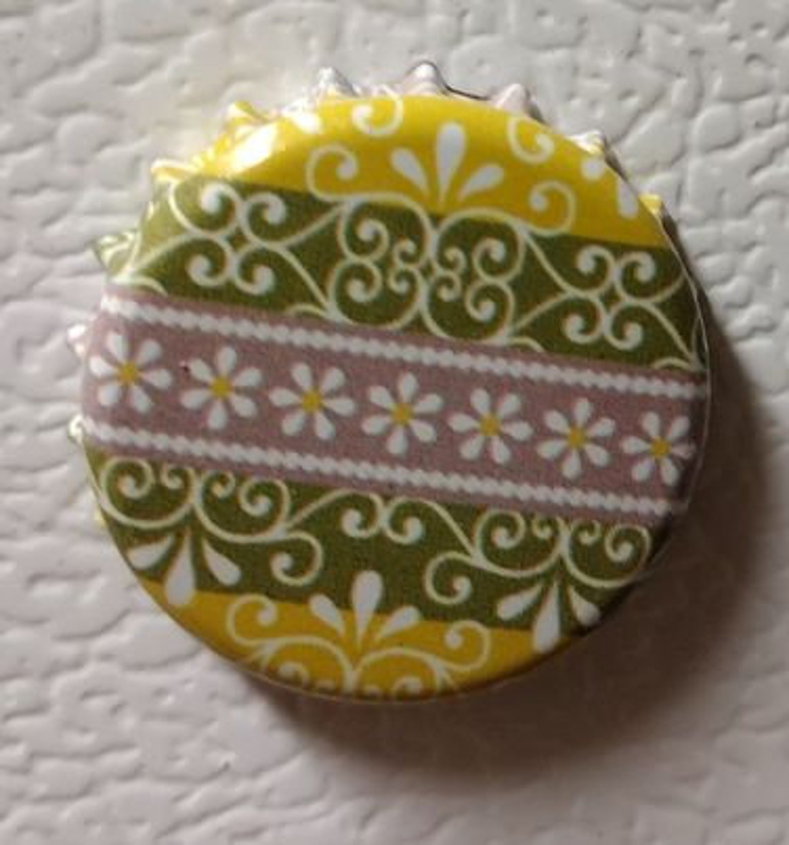 Spring Flowers Bottlecap Magnet - Etsy