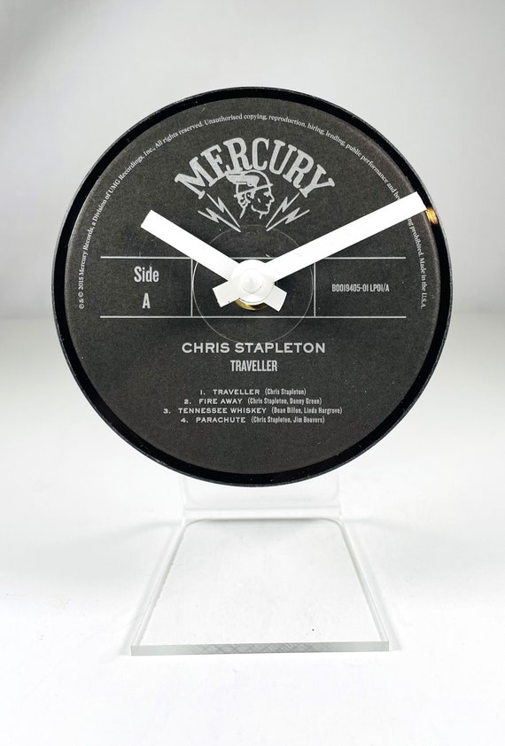 CHRIS STAPLETON Record Album Label Desk Clock W/stand - Etsy