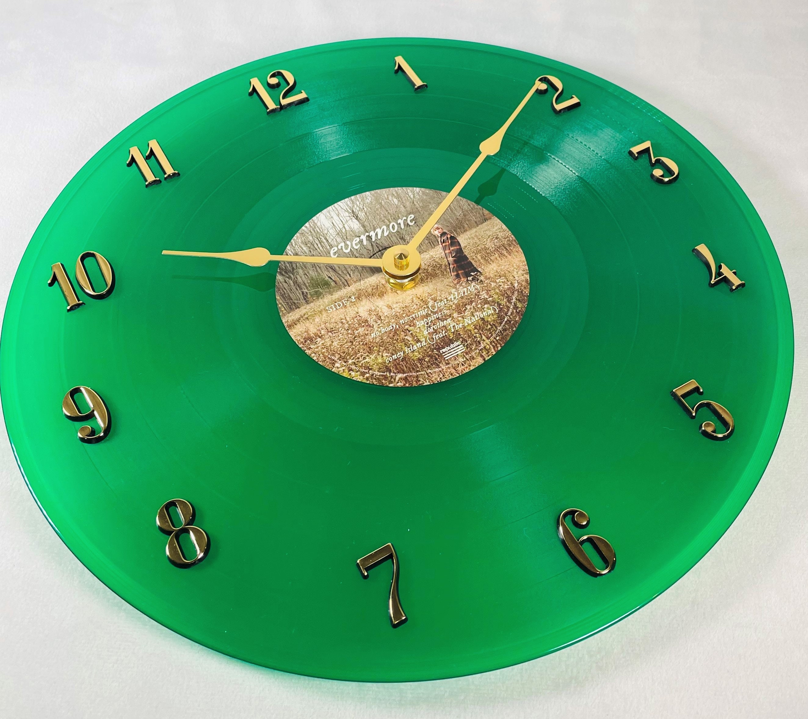 TAYLOR SWIFT Evermore Vinyl record album clock LP | Etsy