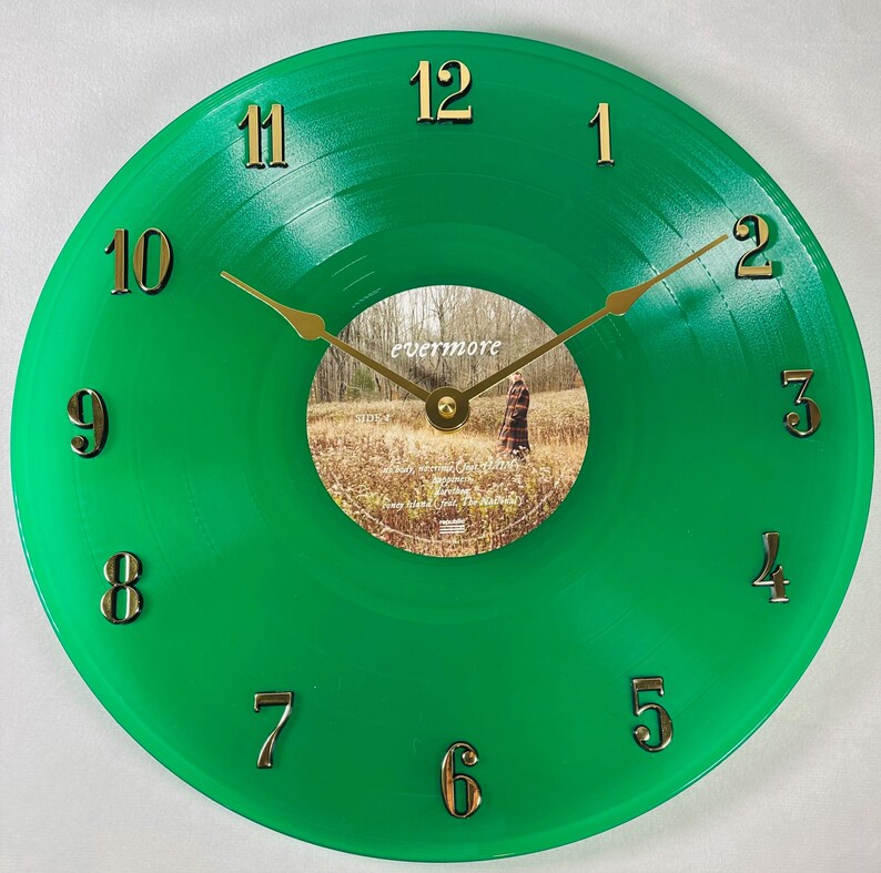 TAYLOR SWIFT Evermore Vinyl record album clock LP | Etsy