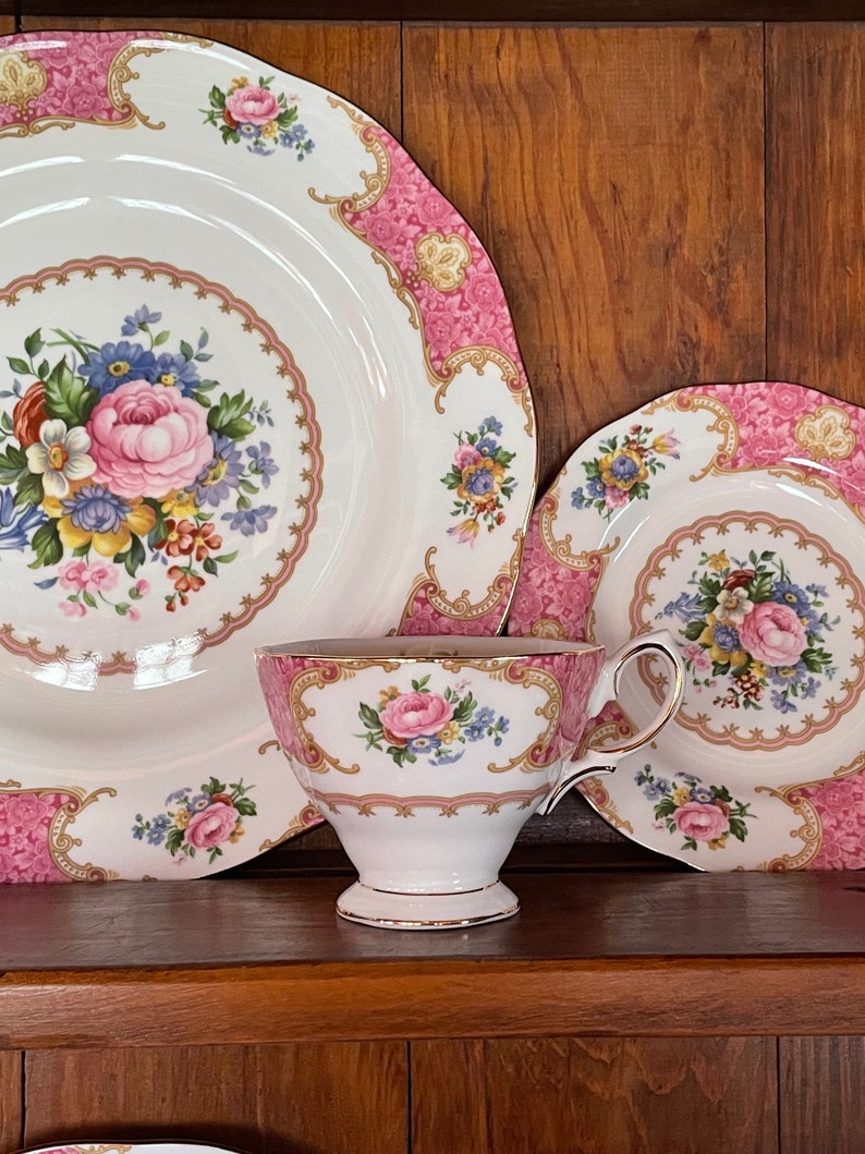 Royal Albert Lady Carlyle Dinnerware Vintage Romance - Etsy
