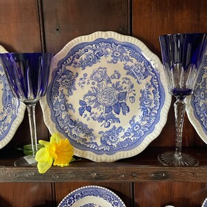 Spode Plates to Hang or Use - Regency Series - Sold Individually - Blue ...
